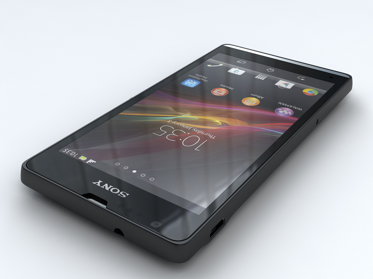 sony xperia sp mobile phone 3d max