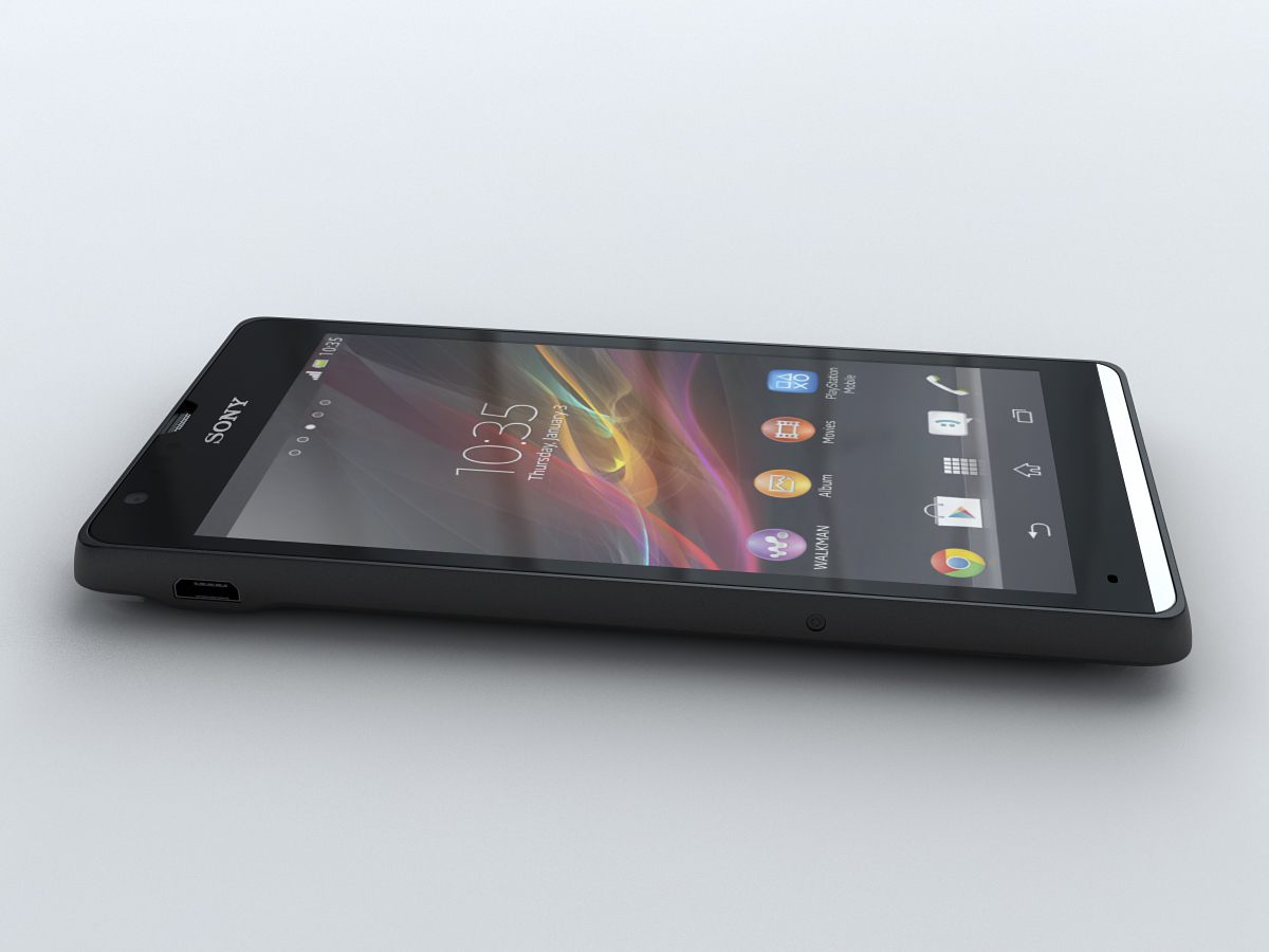 sony xperia sp mobile phone 3d max