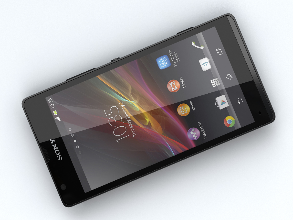 sony xperia sp mobile phone 3d max