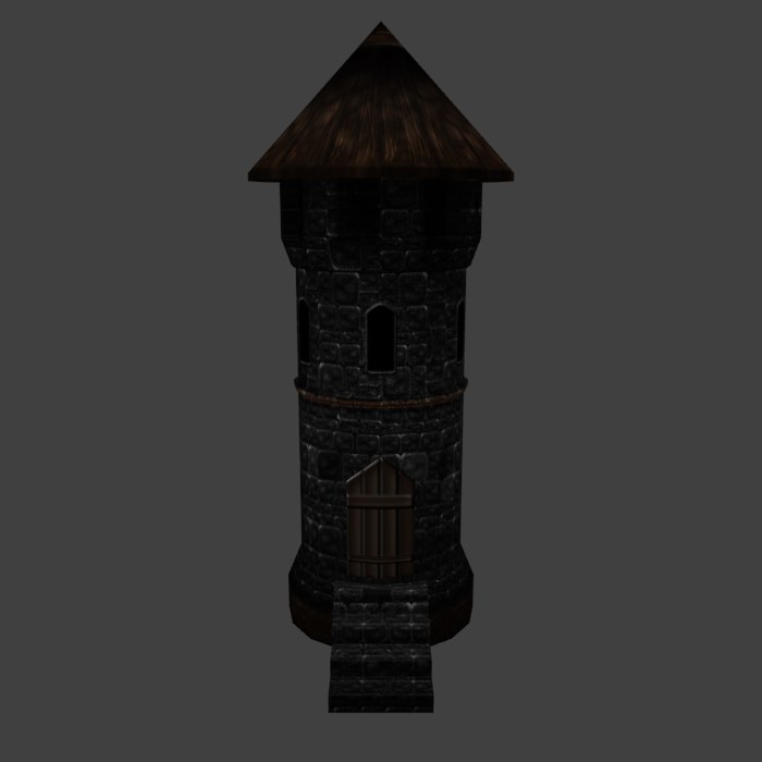 3d medieval rpg tower