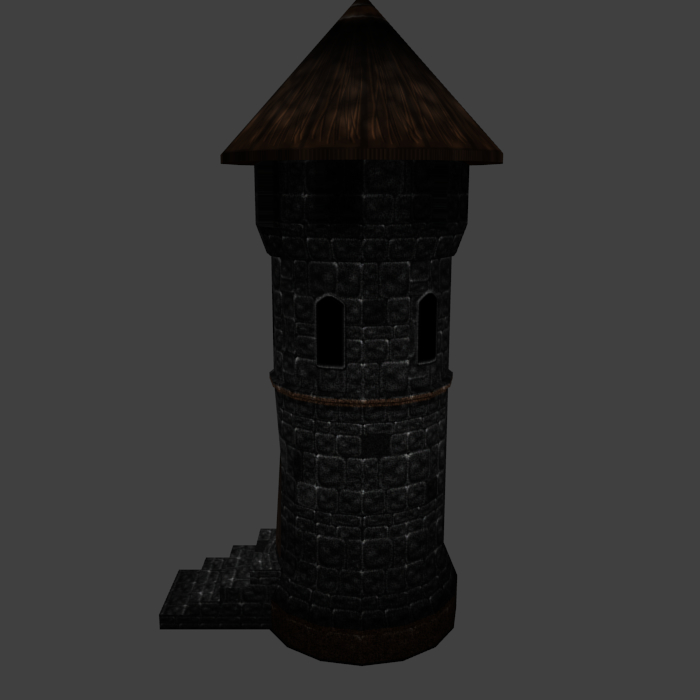 3d medieval rpg tower