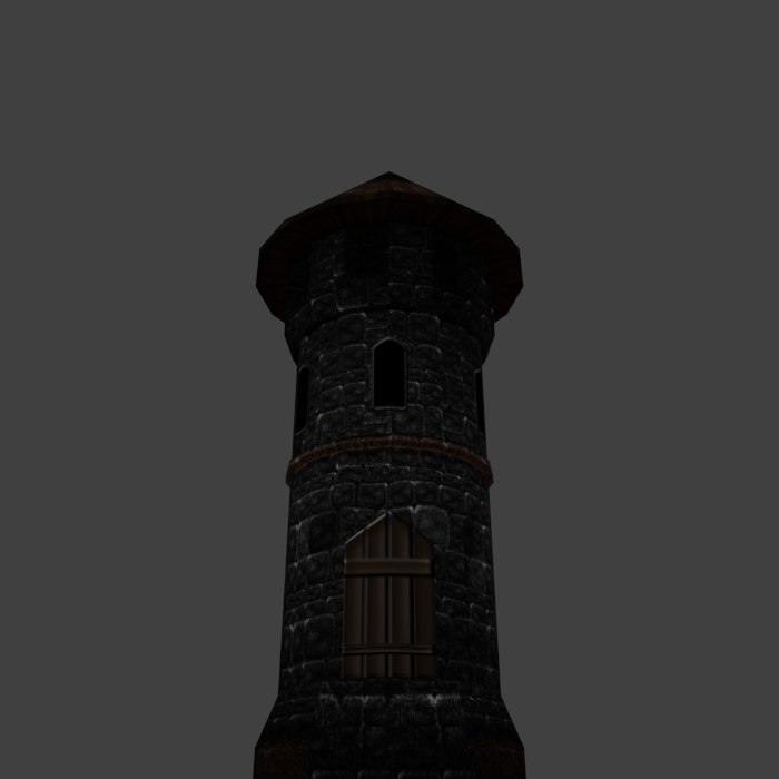 3d medieval rpg tower