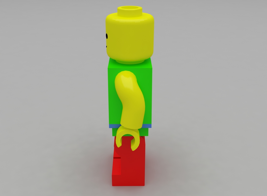 lego human 3d model