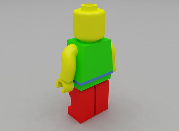 lego human 3d model