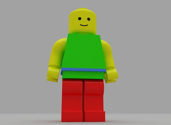 lego human 3d model