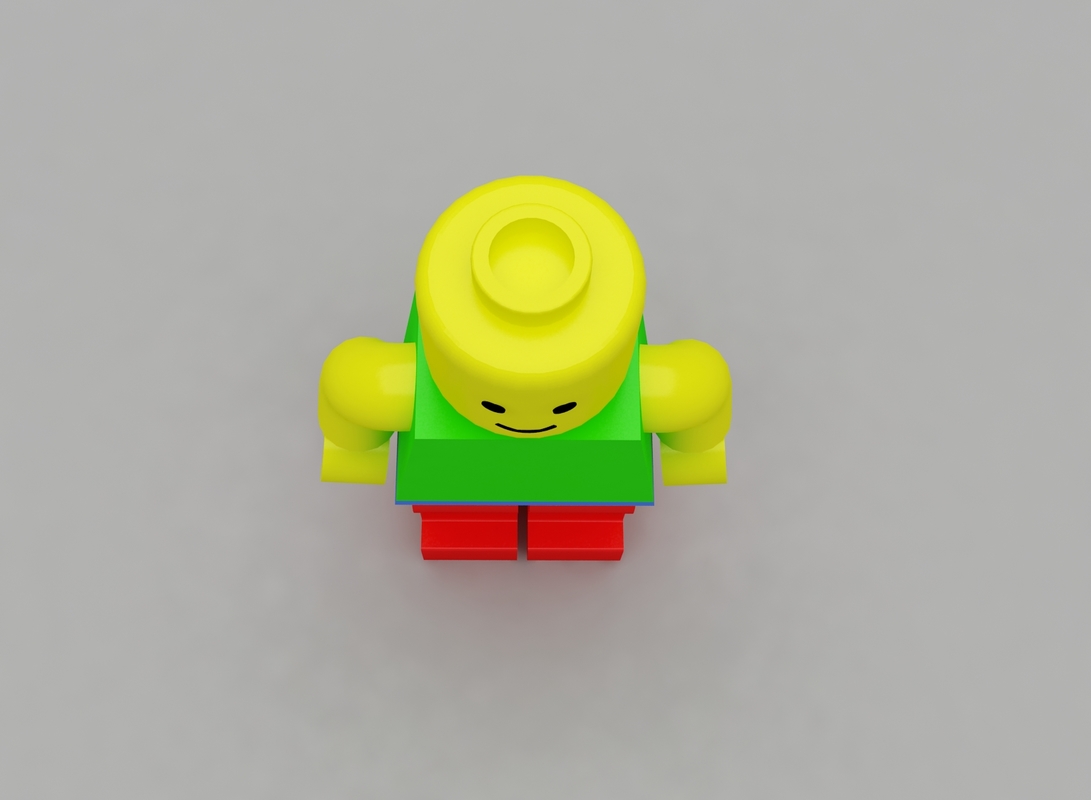 lego human 3d model