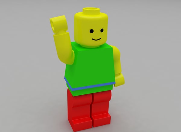 lego human 3d model