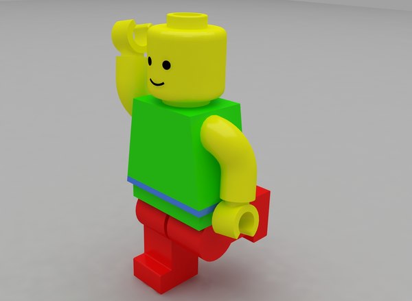 lego human 3d model