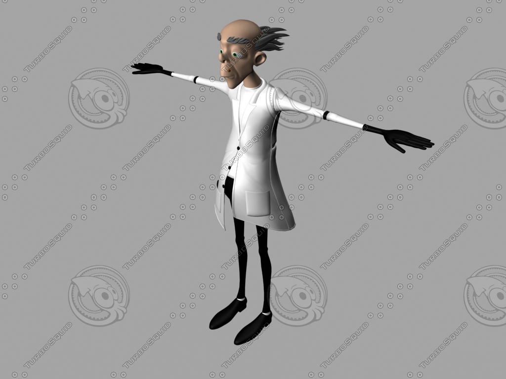 3d scientist model
