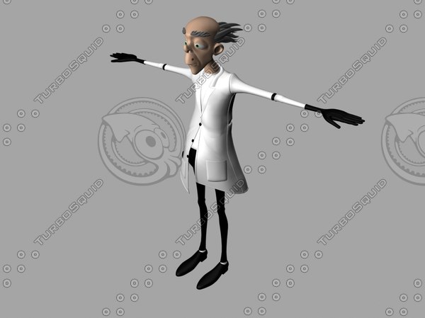 3d scientist model