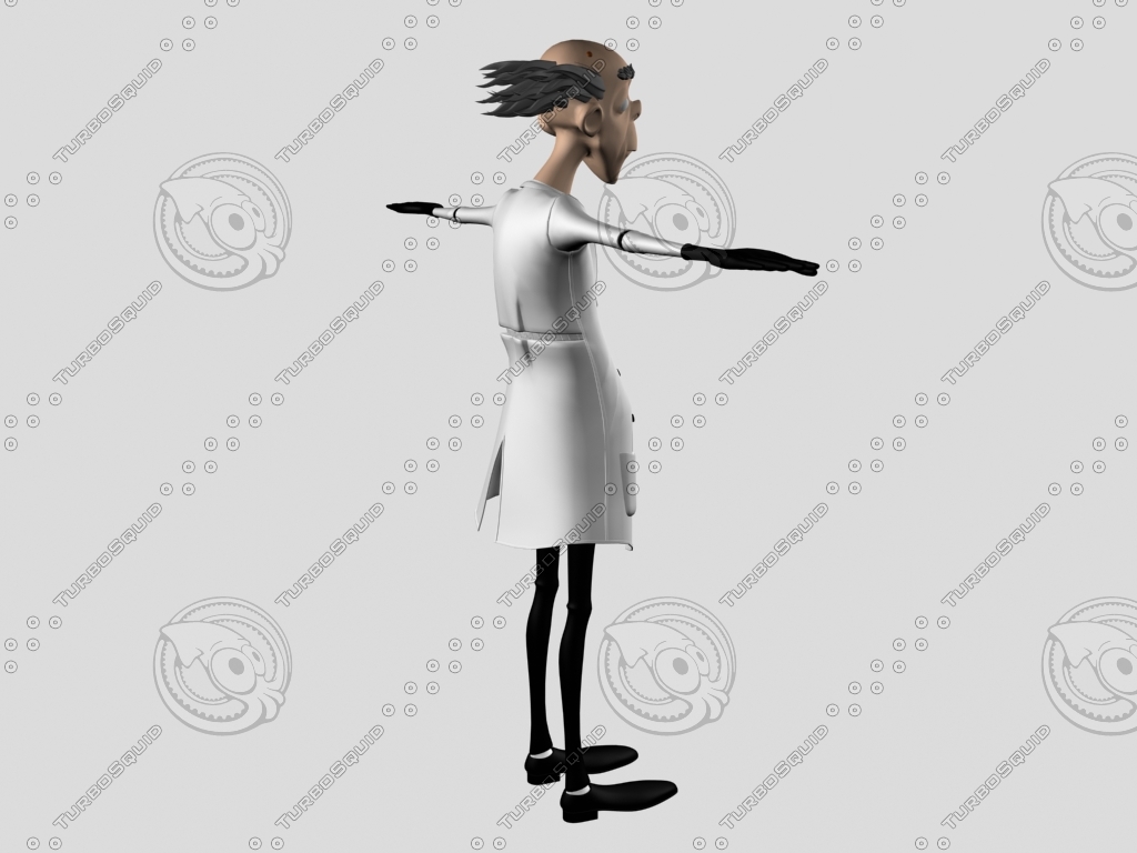 3d scientist model