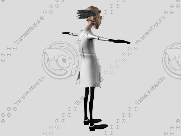 3d scientist model