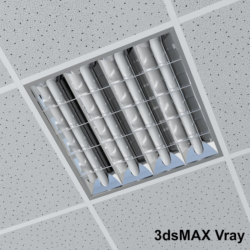 office ceiling lamp lighting 3d model