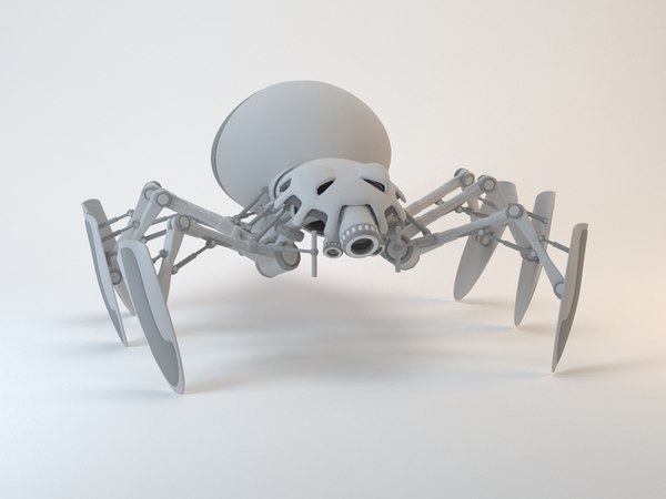 robot spider 3d model