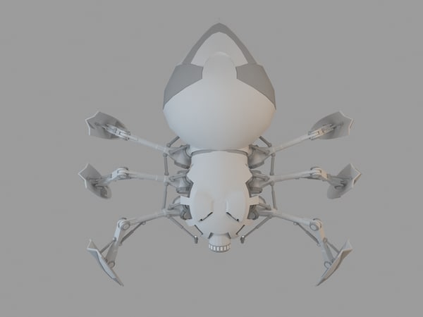 robot spider 3d model