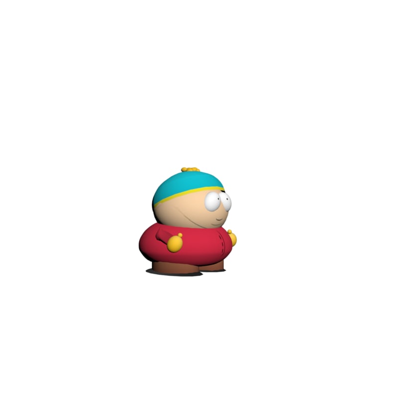3d eric cartman model