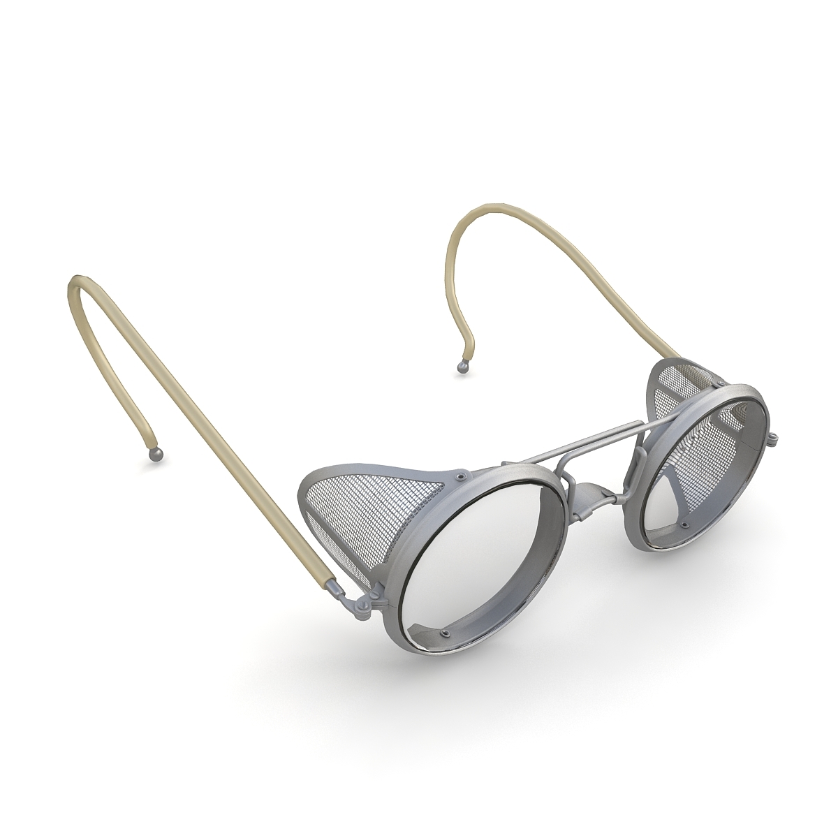 retro safety glasses 3d 3ds