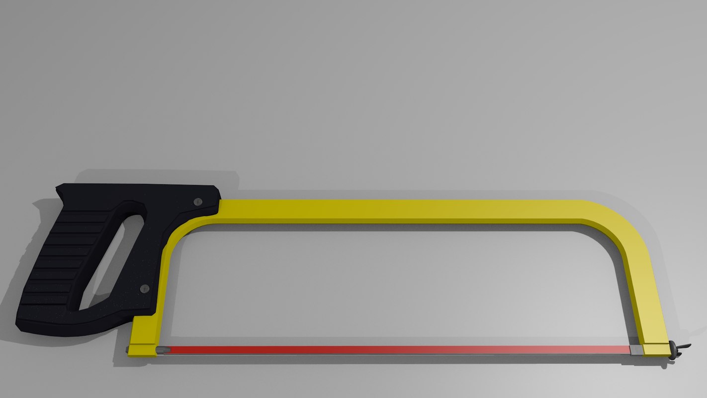 hacksaw tool 3d 3ds