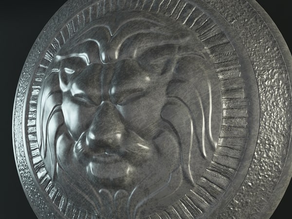 rhomphaia romphaia swords shield 3d ma