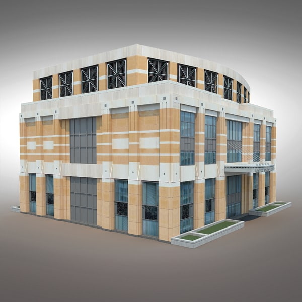 modelo 3d Edificio Generico Moderno 045 (2) - TurboSquid 739686