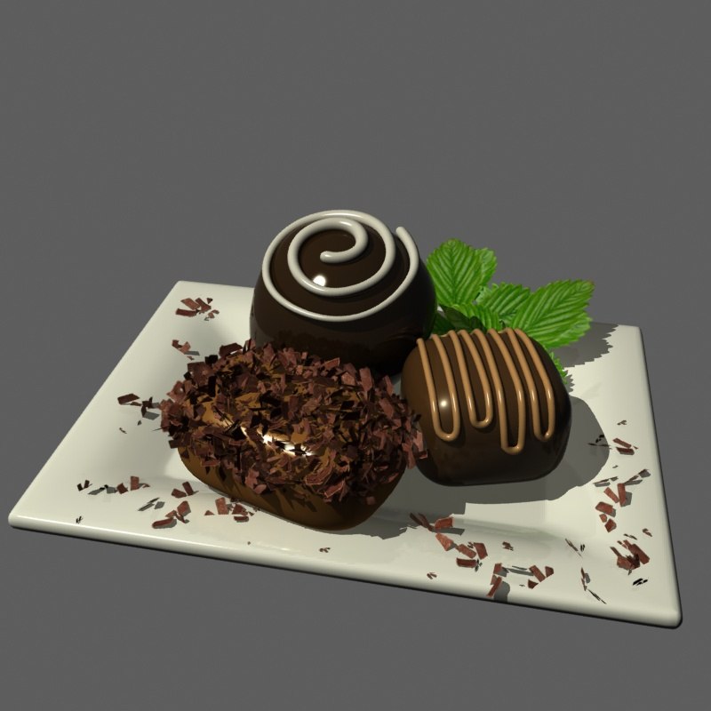 3ds max chocolate choco