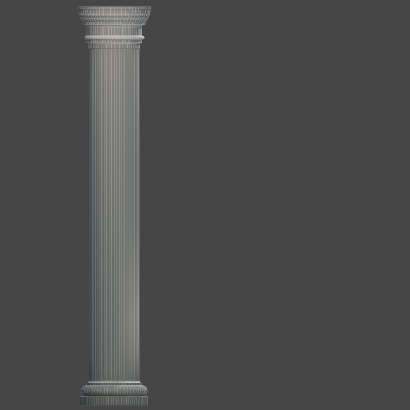 3ds max column parts
