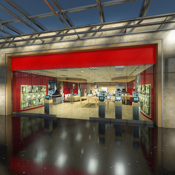 3d model complete retail