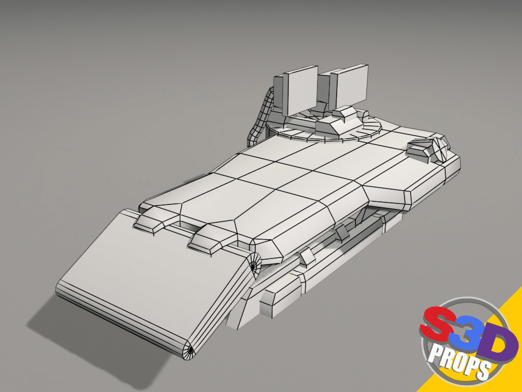 3d model sci-fi repair table