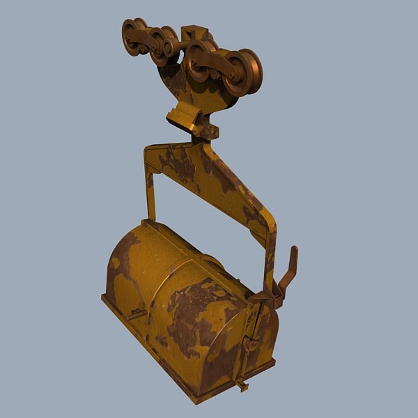 cableway trolley 3d model