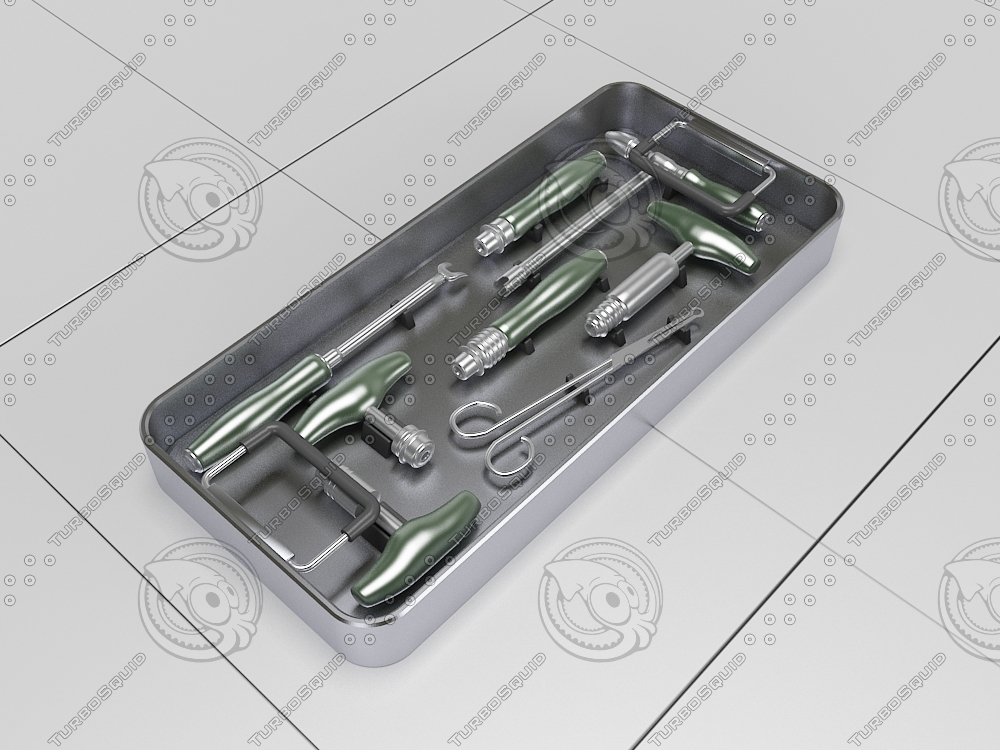medical instruments collections 3d 3ds