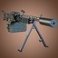 Pistola metralhadora Kalashnikov 'Barsuk' AEK-999 Modelo 3D ...