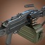 Pistola metralhadora Kalashnikov 'Barsuk' AEK-999 Modelo 3D ...