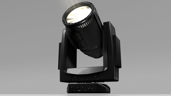moving head light 3d model