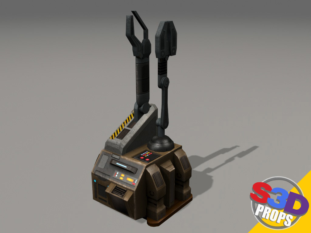 maya sci-fi repair unit