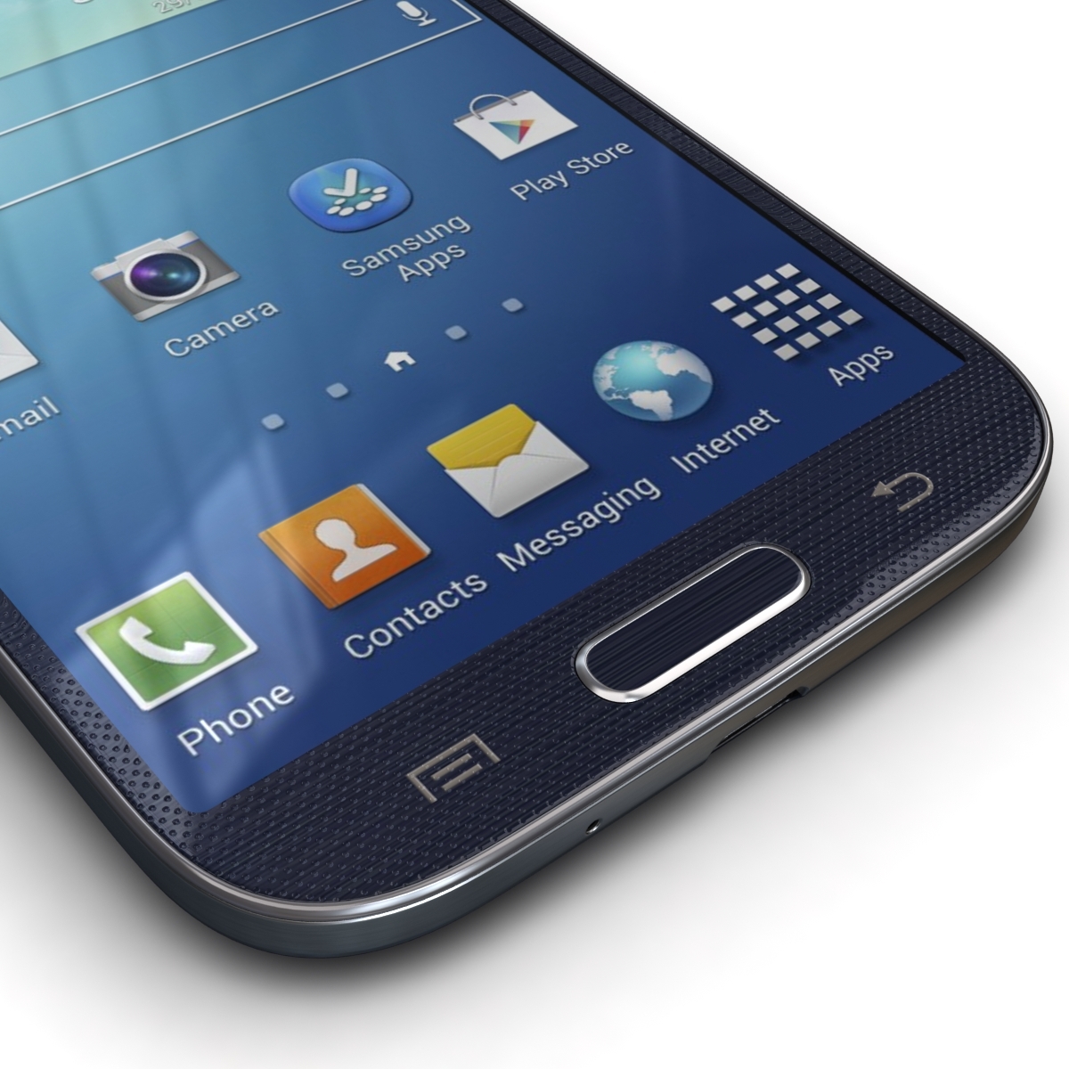 3d model samsung galaxy s4 black