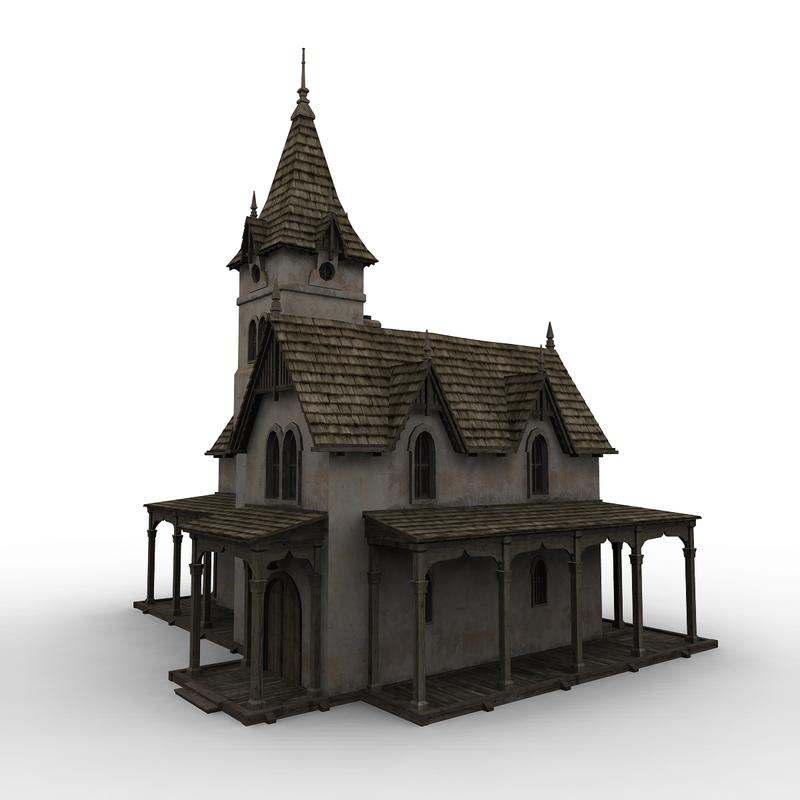 old tavern 3d max