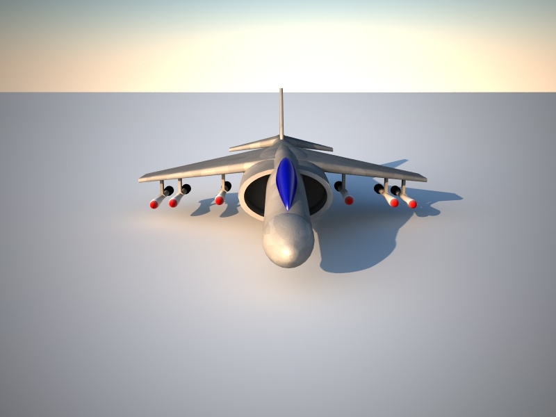 free av-8b harrier 3d model