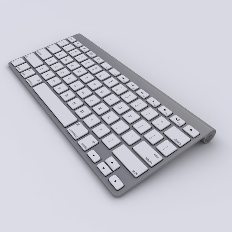 3D модель Беспроводная клавиатура Apple - TurboSquid 717483