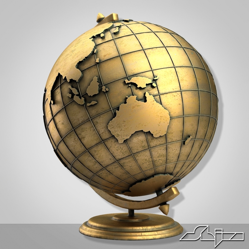 s max tabletop globe