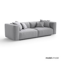 3d model mdf italia hara sofa