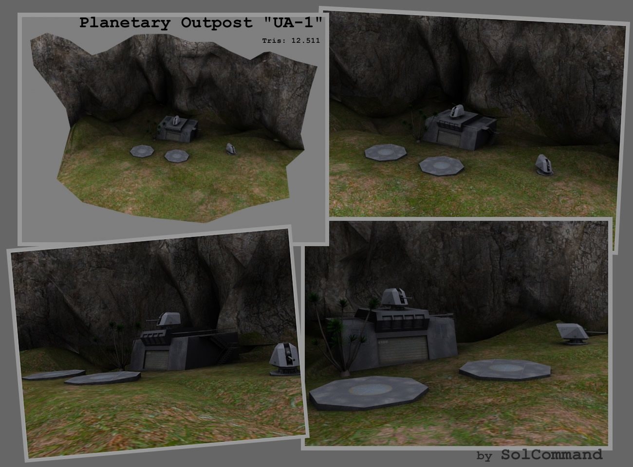 3ds asteroid base space