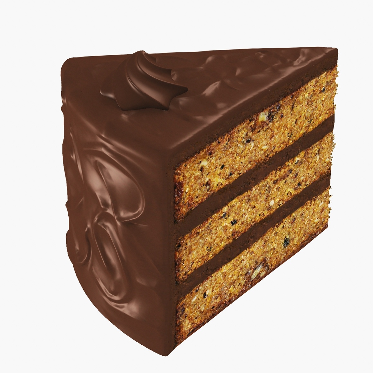 slice cake 3d model