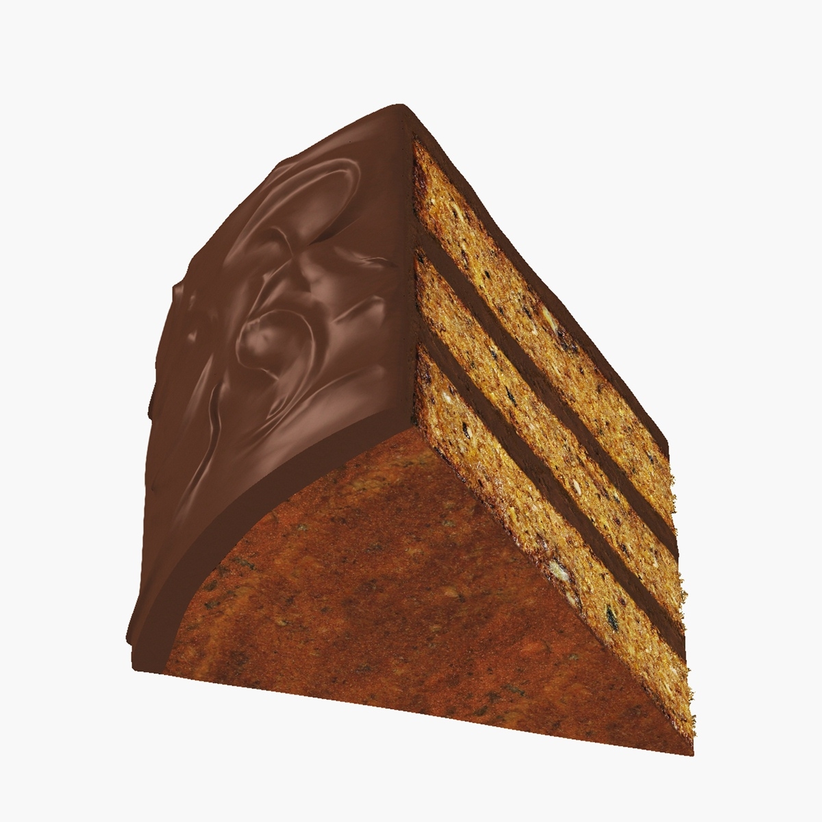 slice cake 3d model