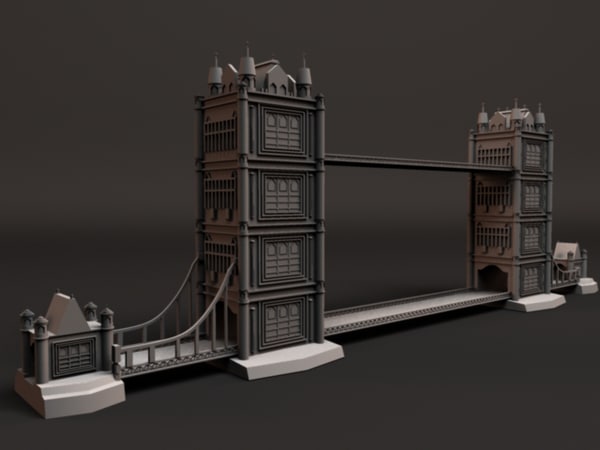 London Tower Bridge 3D Models for Download | TurboSquid
