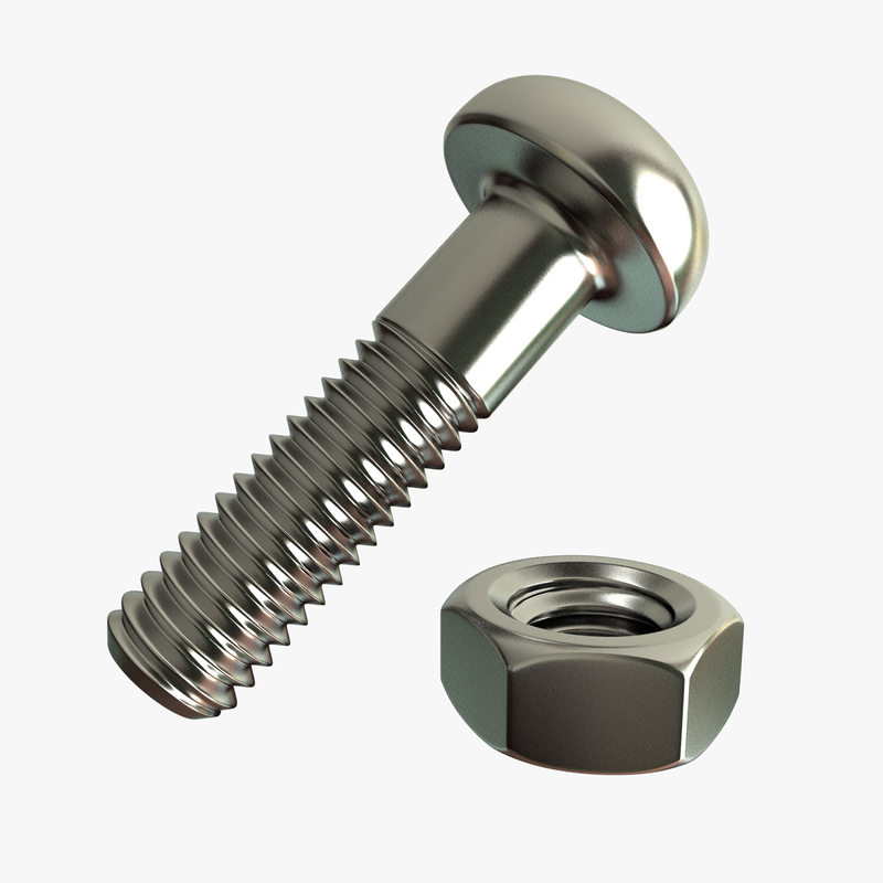 bolts 3d model