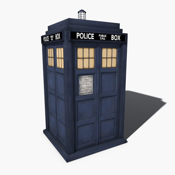 Tardis Animation 3d Dxf