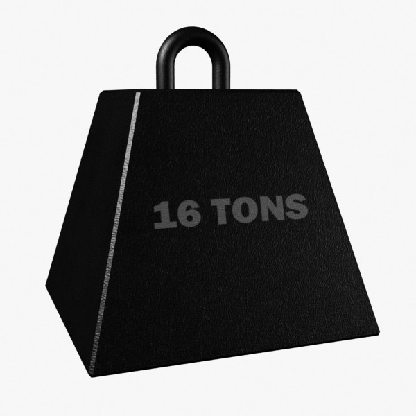 16 tons 3d max