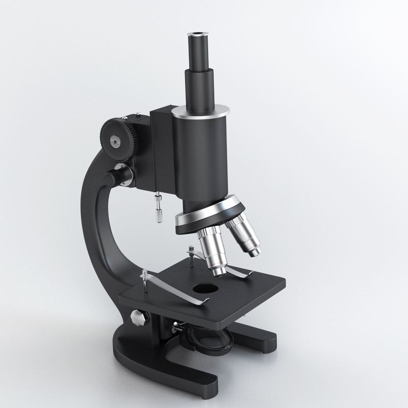 3d model of microscope