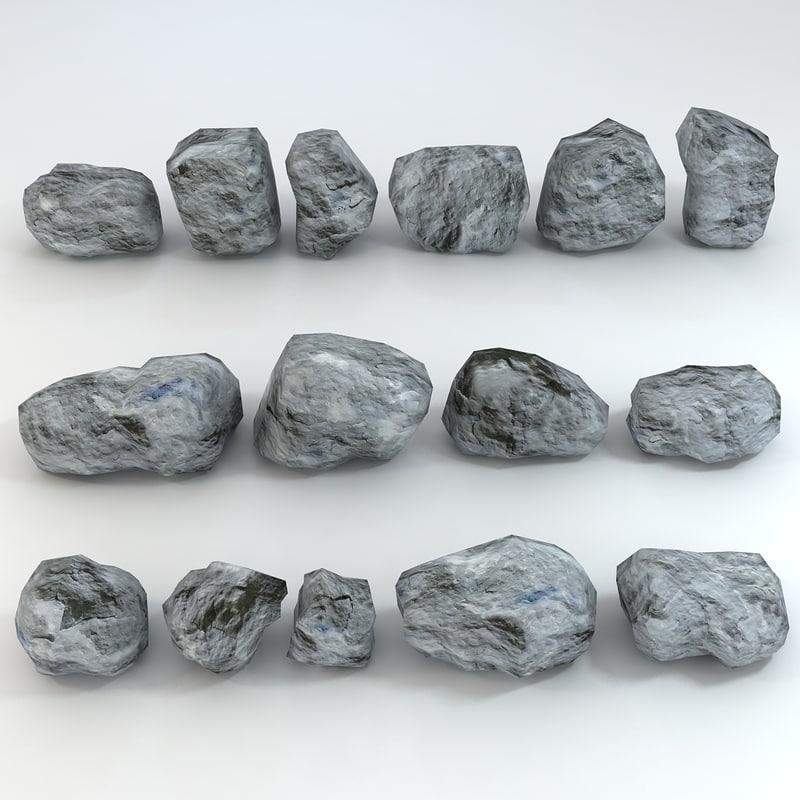 3ds max rock