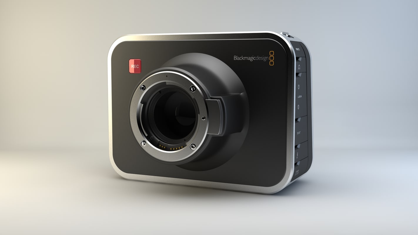 3d obj blackmagic camera